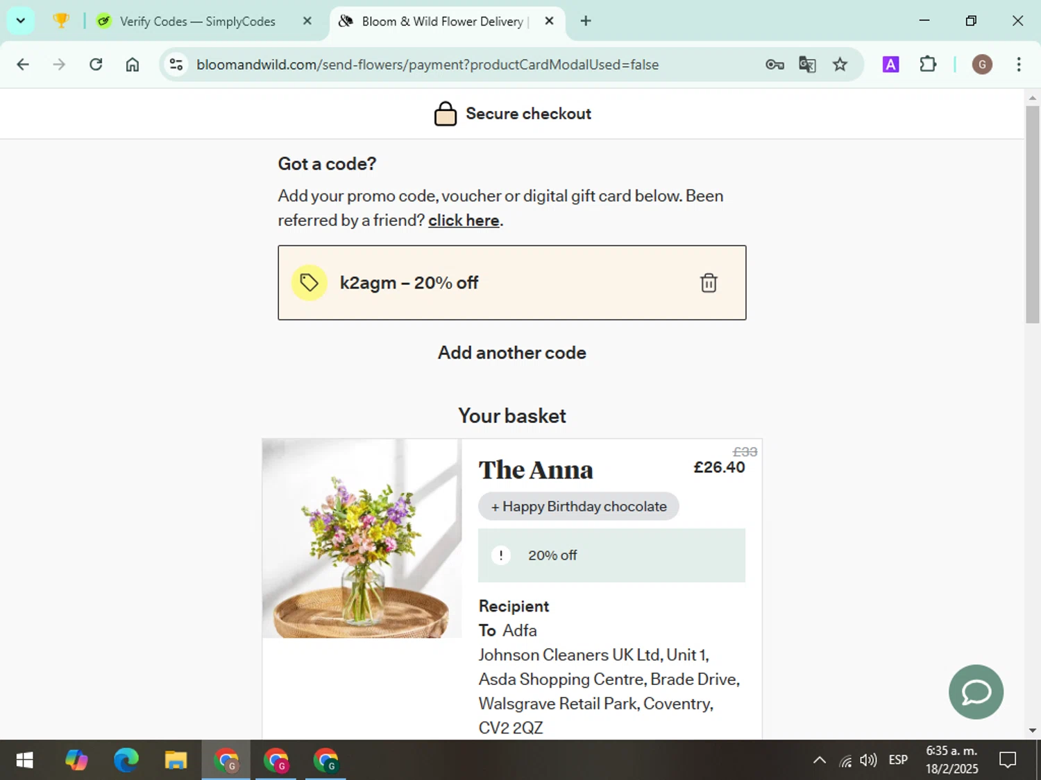 Bloom And Wild Promo Codes - 25% Off Jul 2025