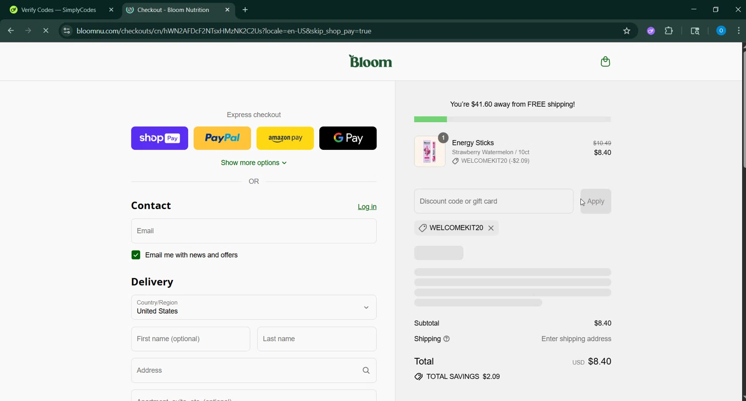 Bloom Nutrition Promo Codes - 20% Off Sep 2025