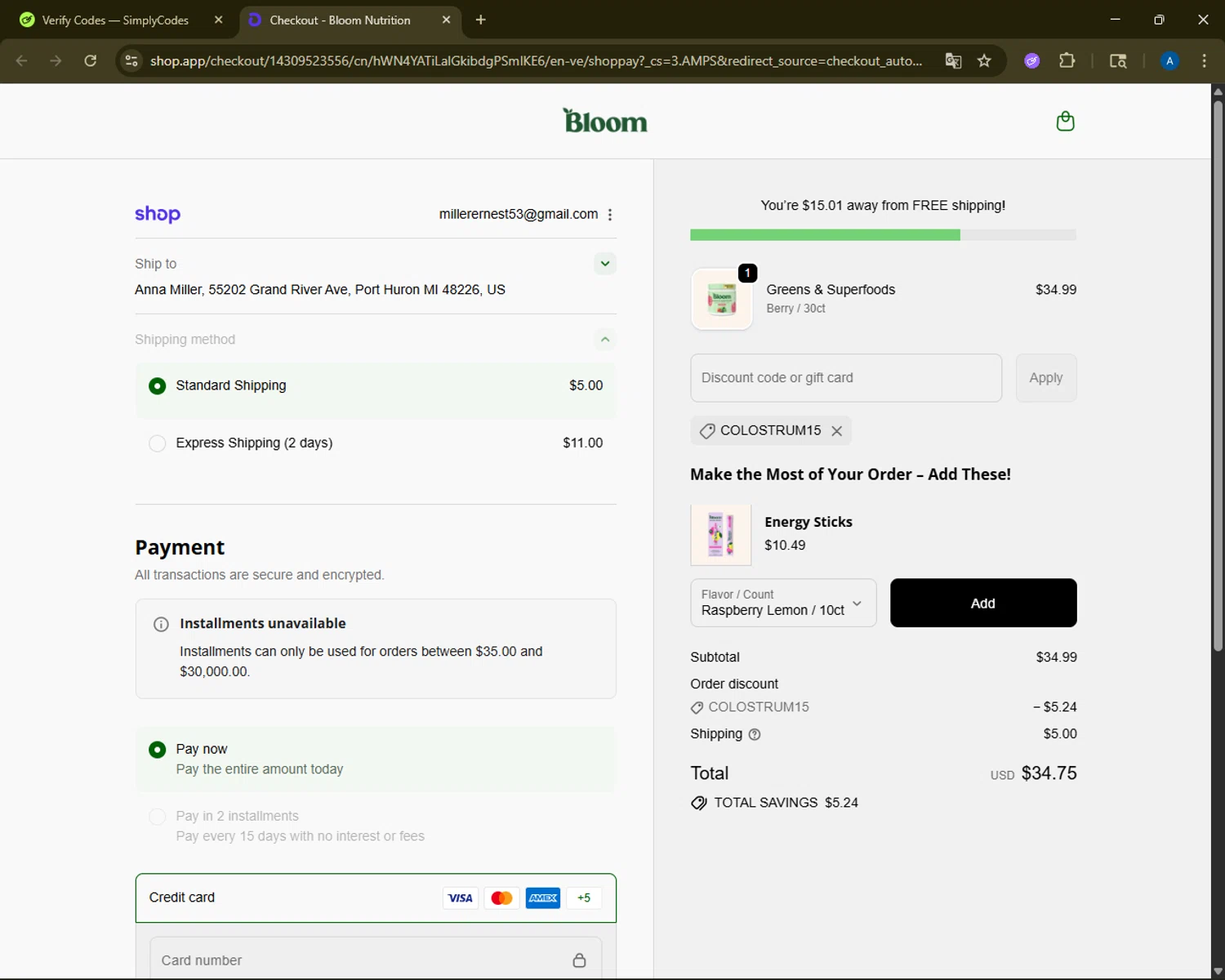 Bloom Nutrition Promo Code - 15% Off (Verified) Dec 2025