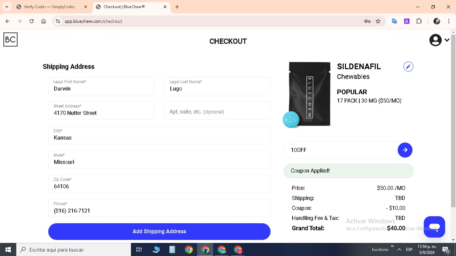 BlueChew Coupon Codes - $20 Off | September 2024