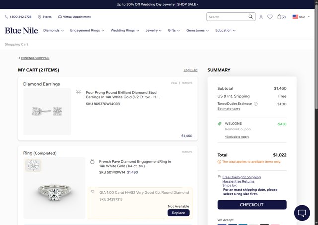 Blue Nile Promo Codes - 30% Off (5 Verified) Jun 2025