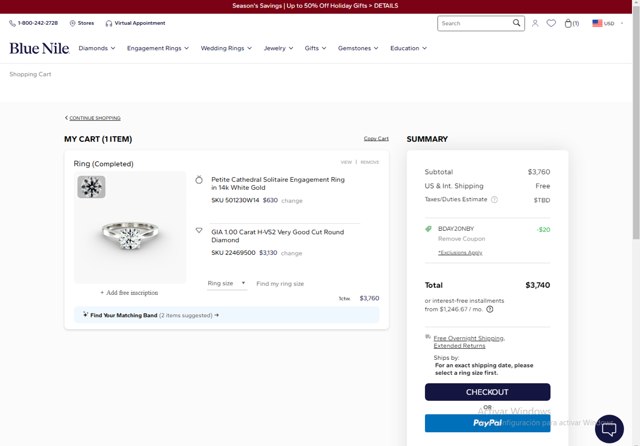 Blue Nile Promo Codes (7 Verified) - $50 Off w/Code Feb 2025