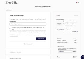 Blue Nile Promo Codes (4 Verified) - $20 Off w/Code Apr 2025