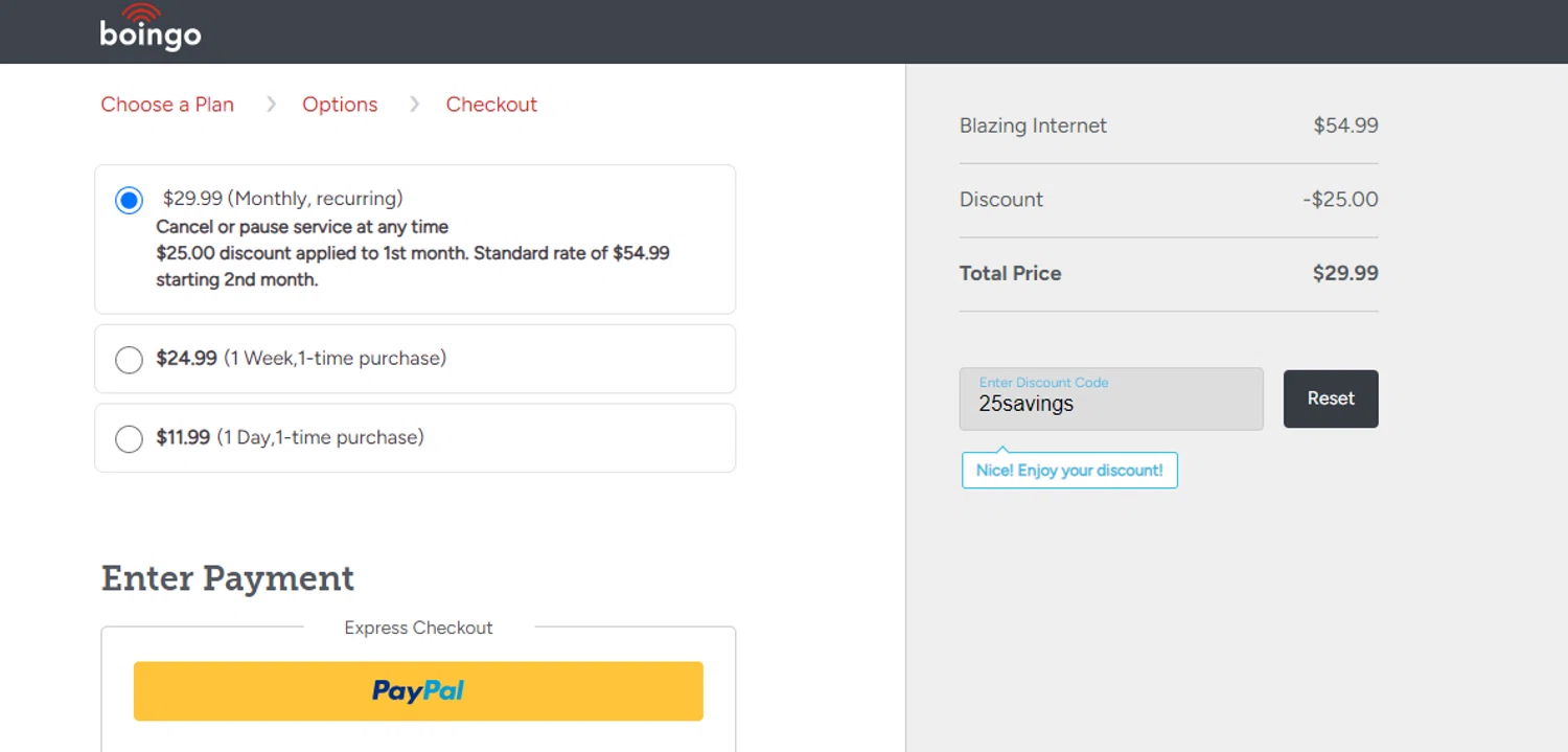 Boingo Discount Codes - $25 Off | January 2025