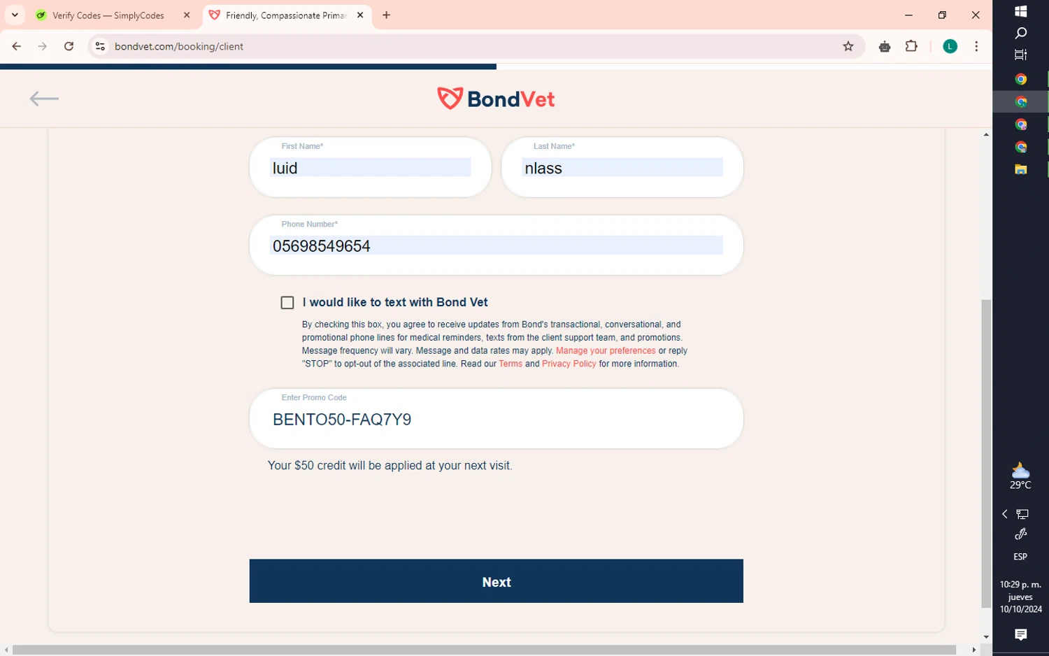 Bond Vet Promo Codes - $50 Off | October 2024