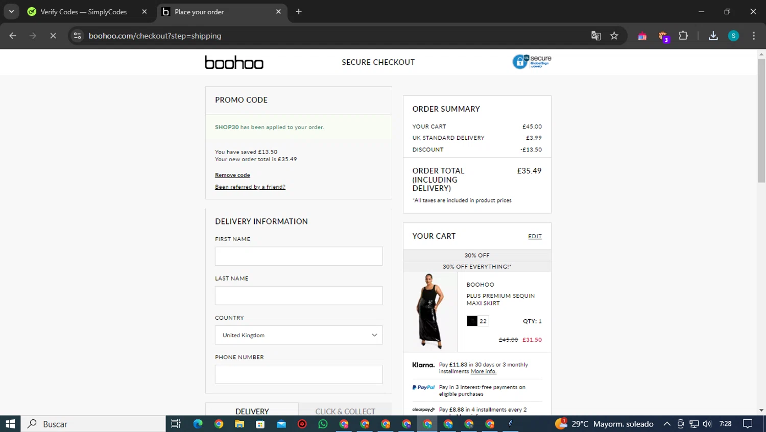 Boohoo Promo Codes - 32% Off | October 2024