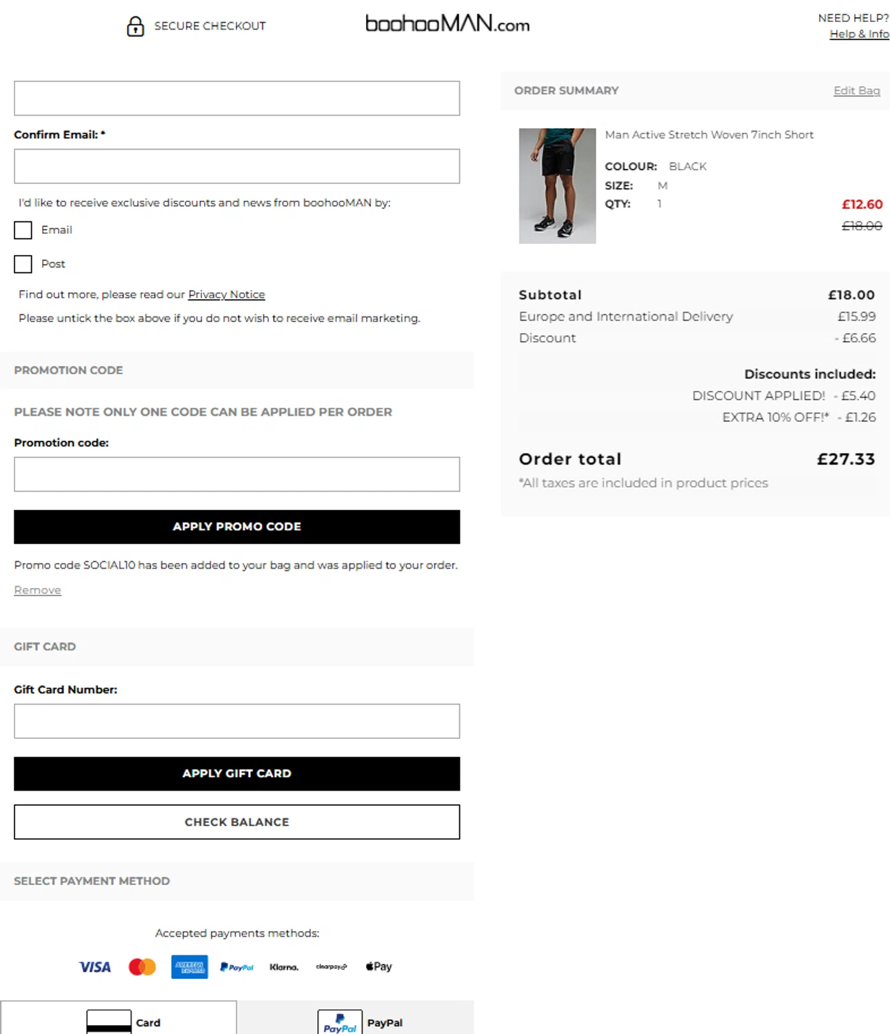 boohooMAN Promo Codes (11 Verified) - 10% Off Jan 2025