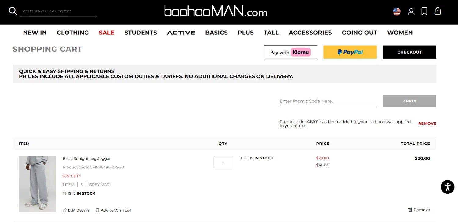 boohooMAN Promo Codes - 50% Off (19 Verified) Oct 2025