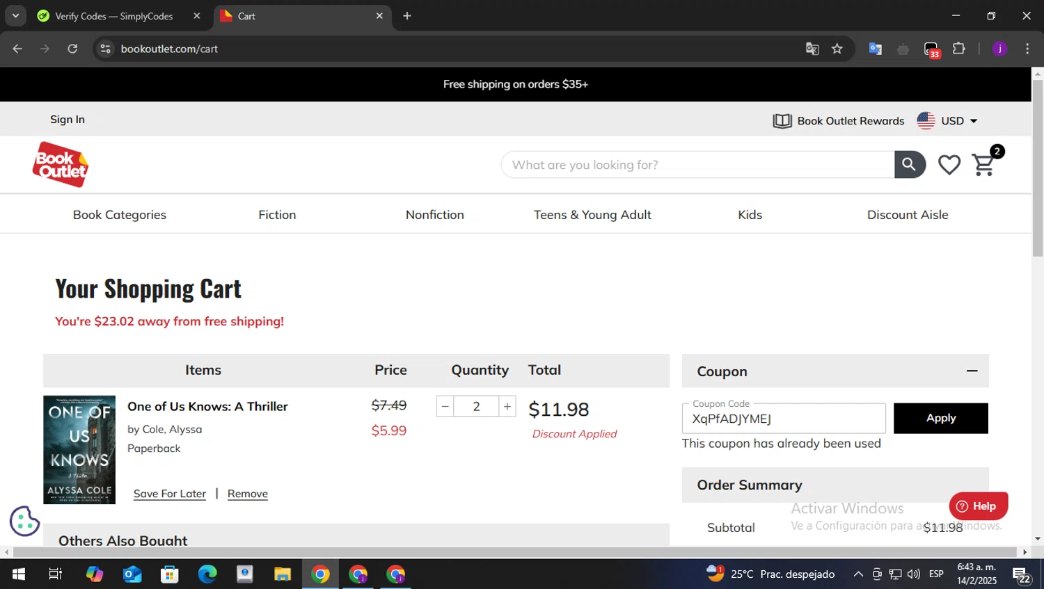 Book Outlet Promo Codes - $5 Off Coupons Oct 2025