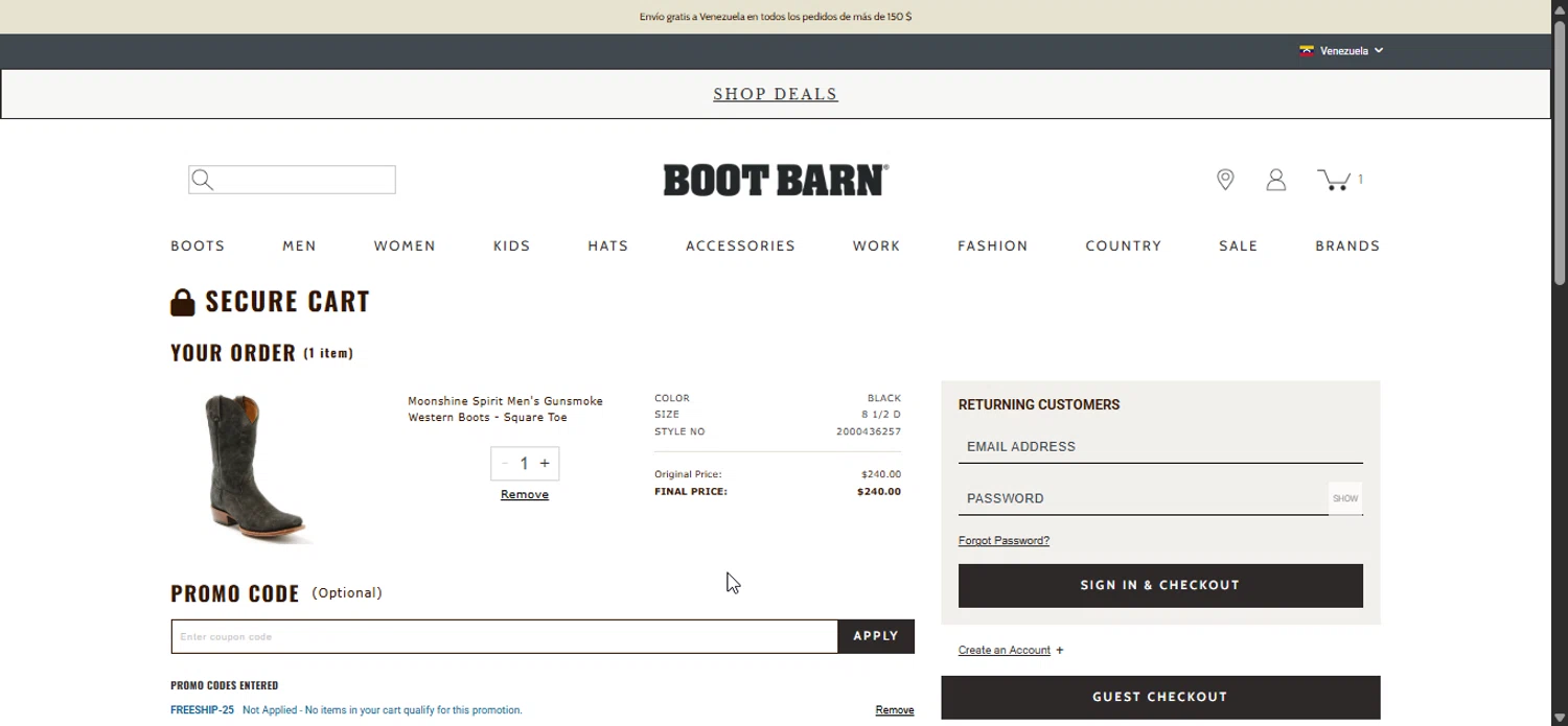 Boot Barn Promo Codes - 15% Off (3 Verified) Oct 2025