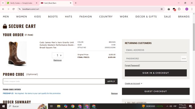 Boot Barn Promo Codes (4 Verified) - 15% Off w/Code Mar 2025