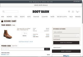 Boot Barn Promo Codes (3 Verified) - 15% Off w/Code Apr 2025