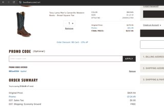 Boot Barn Promo Codes (2 Verified) - 10% Off w/Code Apr 2025