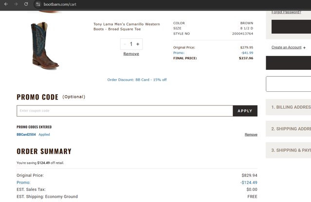 Boot Barn Promo Codes (2 Verified) - 10% Off w/Code Apr 2025