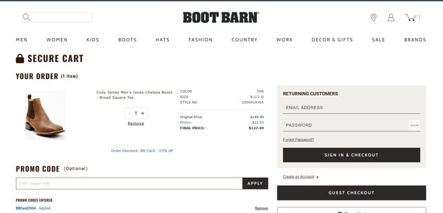 Boot Barn Promo Codes (2 Verified) - 10% Off w/Code Apr 2025