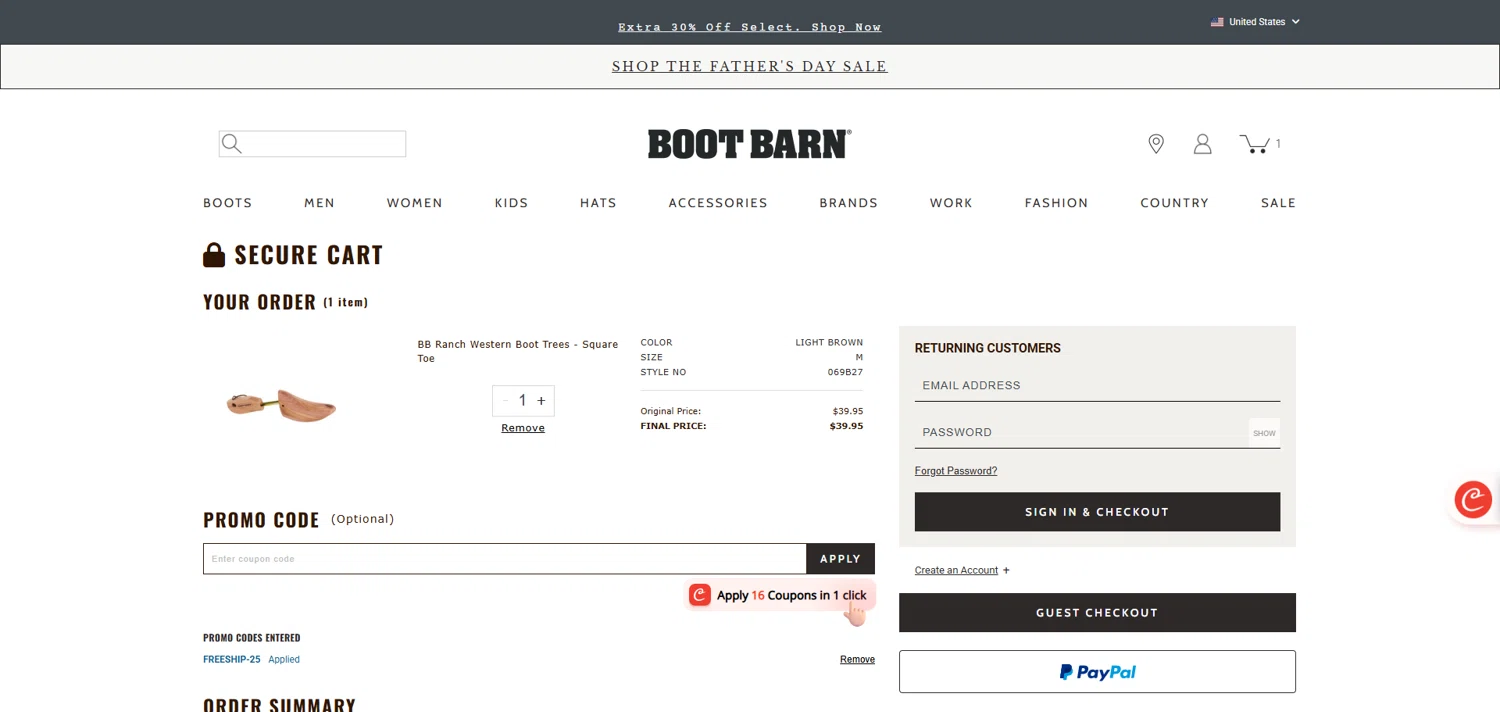 Boot Barn Promo Codes - 15% Off (3 Verified) Jul 2025