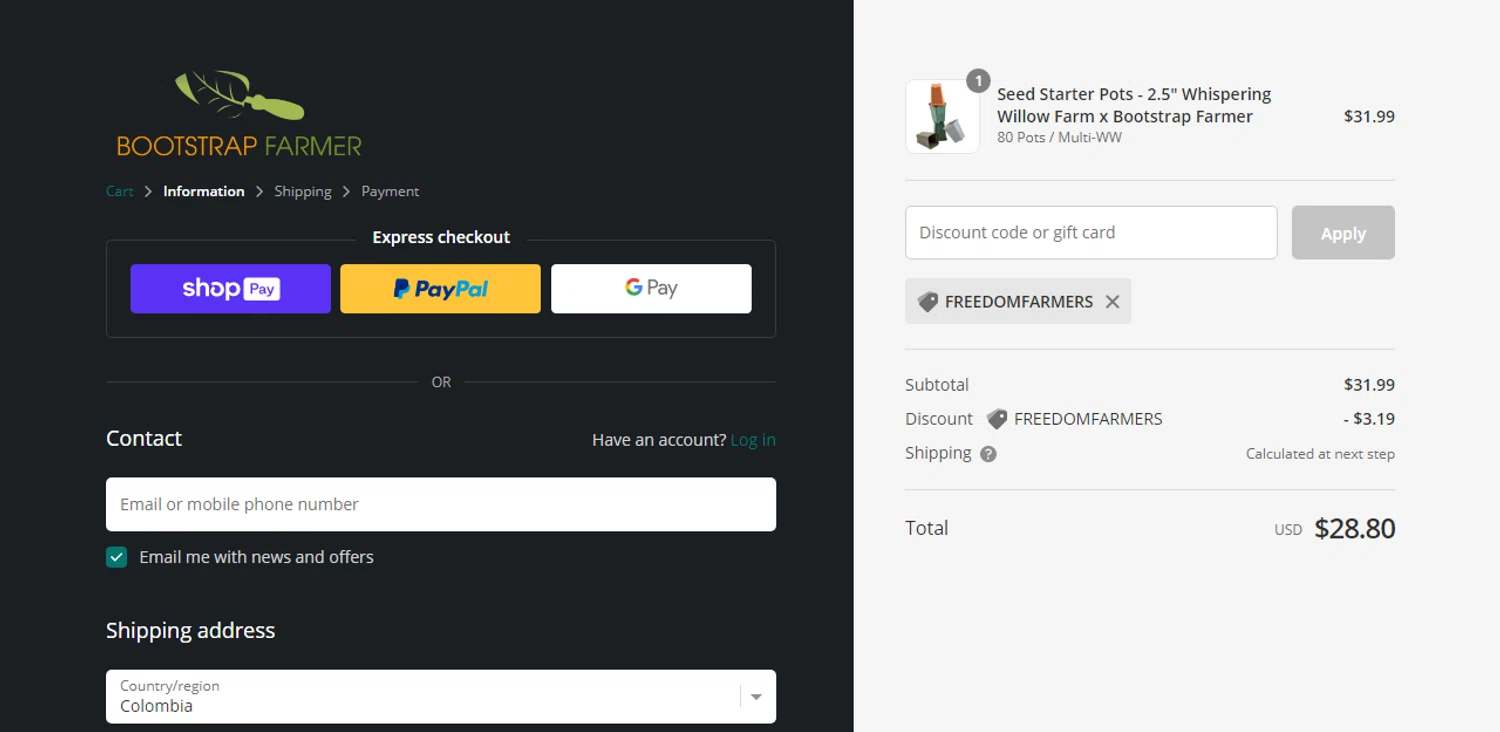 Bootstrap Farmer Promo Codes – 10% Off | June 2024