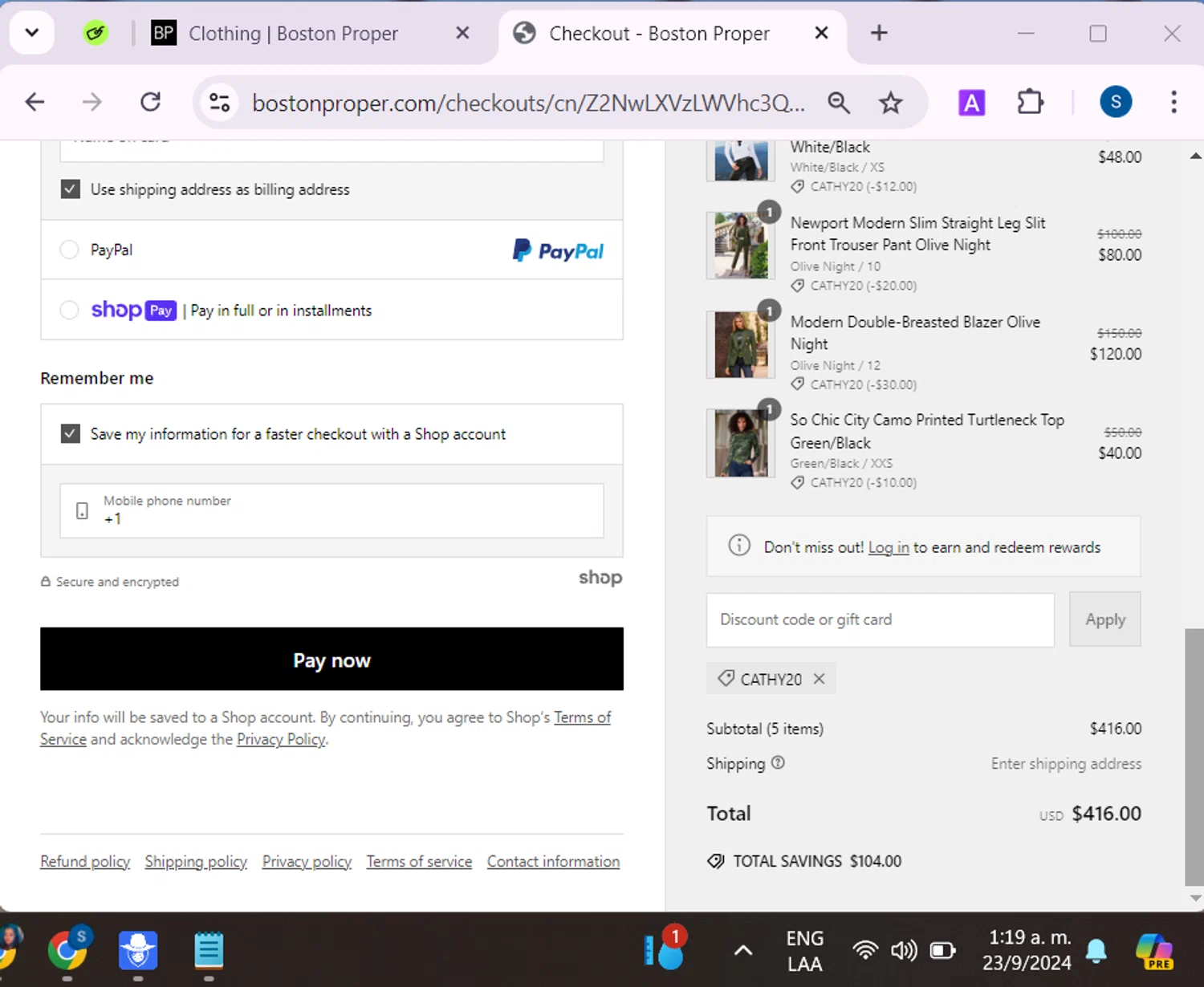 Boston Proper Coupons - 30% Off | September 2024