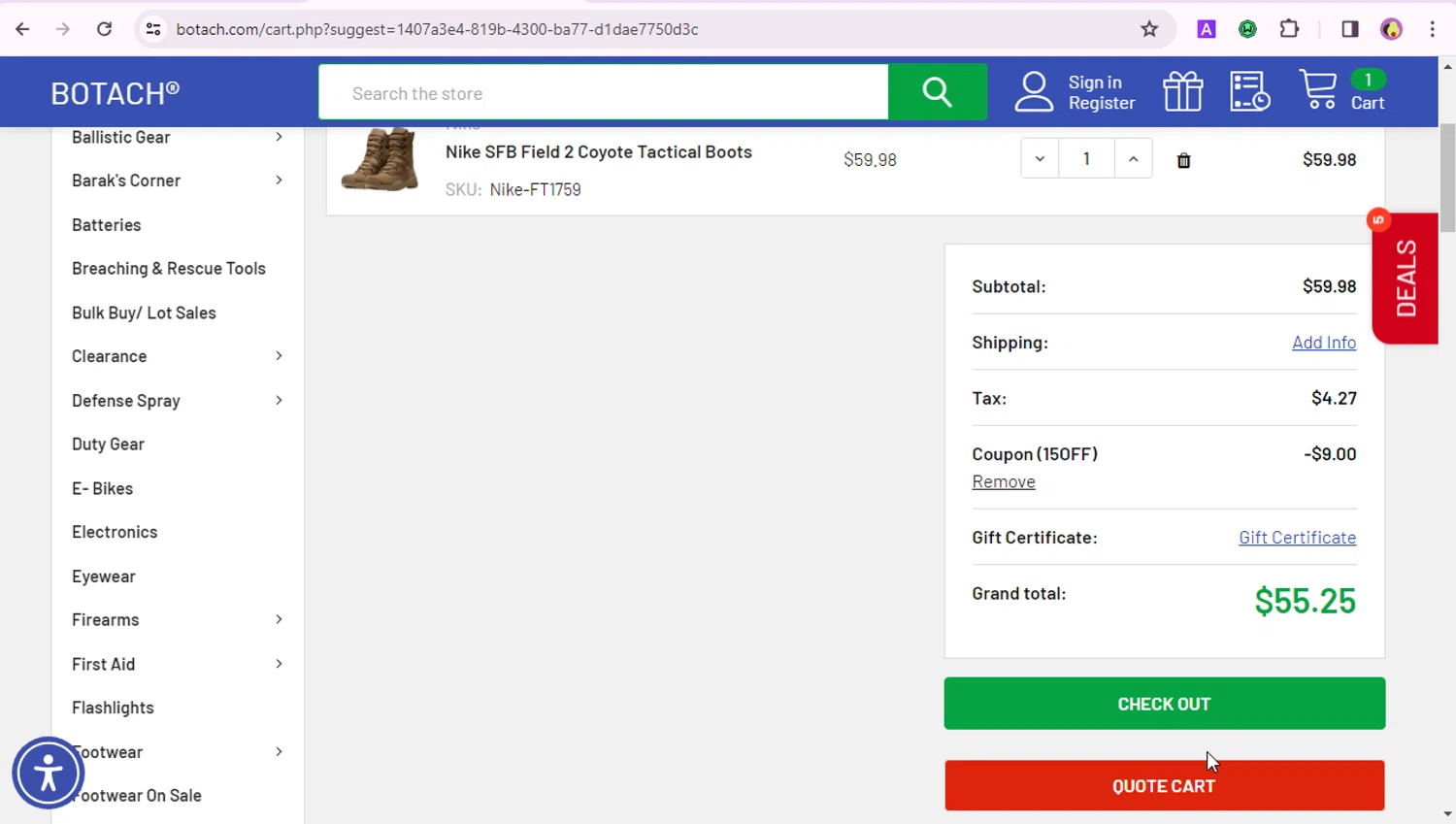 Botach Coupons - 10% Off | October 2024