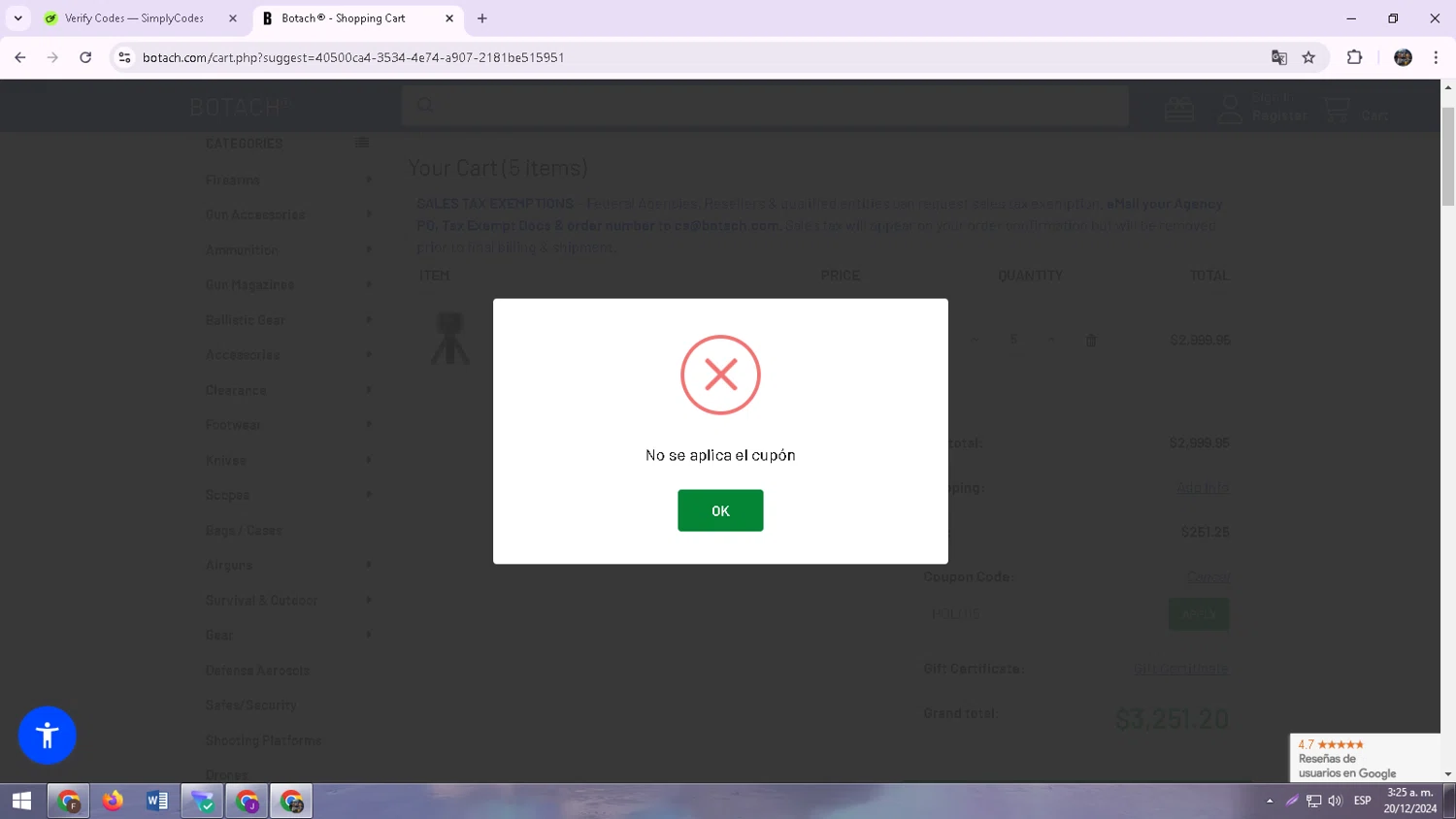 Botach Coupon Codes (4 Verified) - 10% Off w/ Code Jan 2025