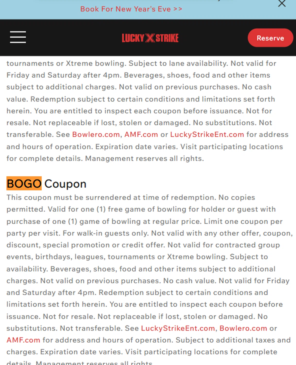Bowlero Promo Codes - 15% Off (3 Verified) Jan 2026