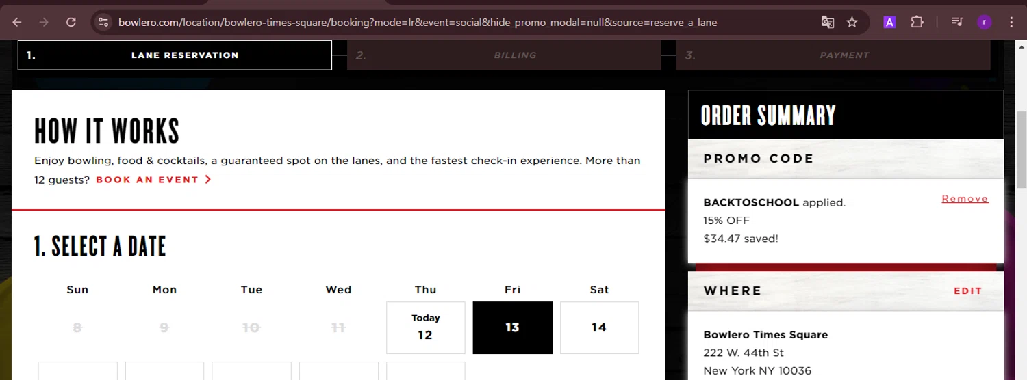 Bowlero Promo Codes - 15% Off | October 2024