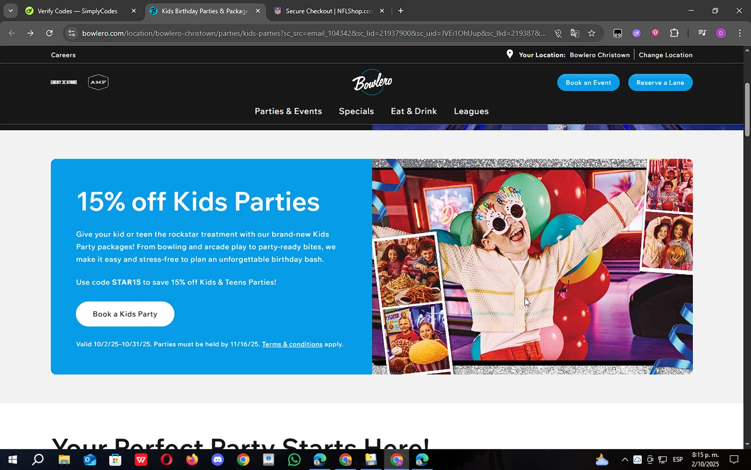 Bowlero Promo Codes (4 Verified) - 15% Off w/Code Oct 2025