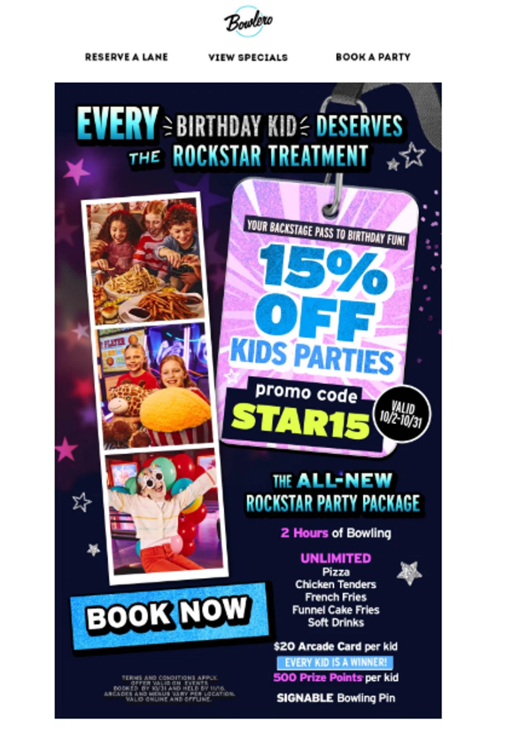 Bowlero Promo Codes (4 Verified) - 15% Off w/Code Oct 2025