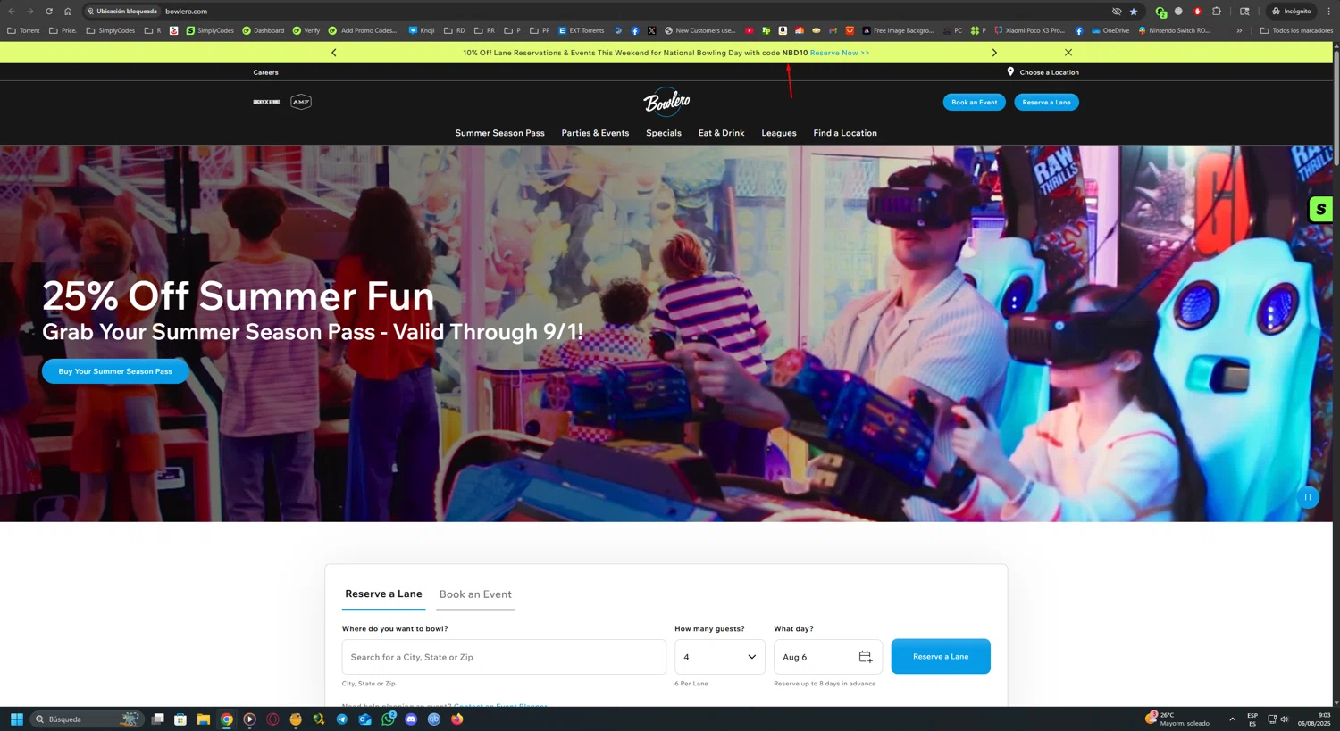 Bowlero Promo Codes (2 Verified) - 15% Off w/Code Oct 2025