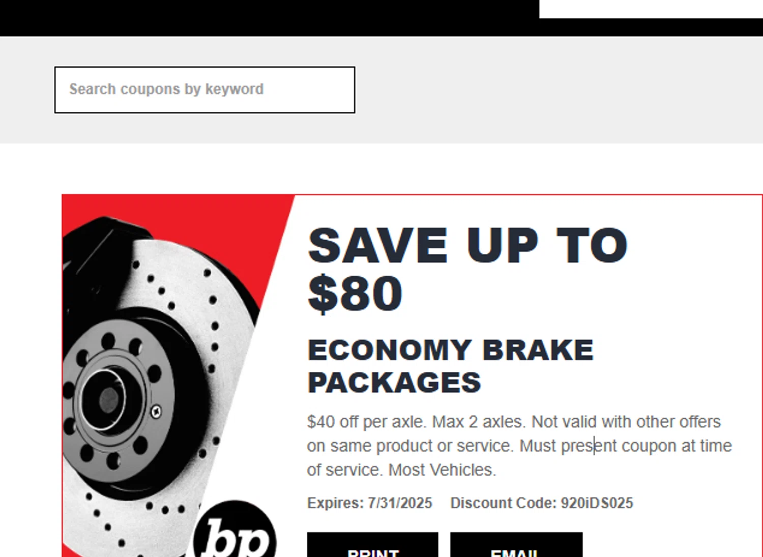 Brakes Plus Promo Codes - $10 Off (5 Verified) Dec 2025