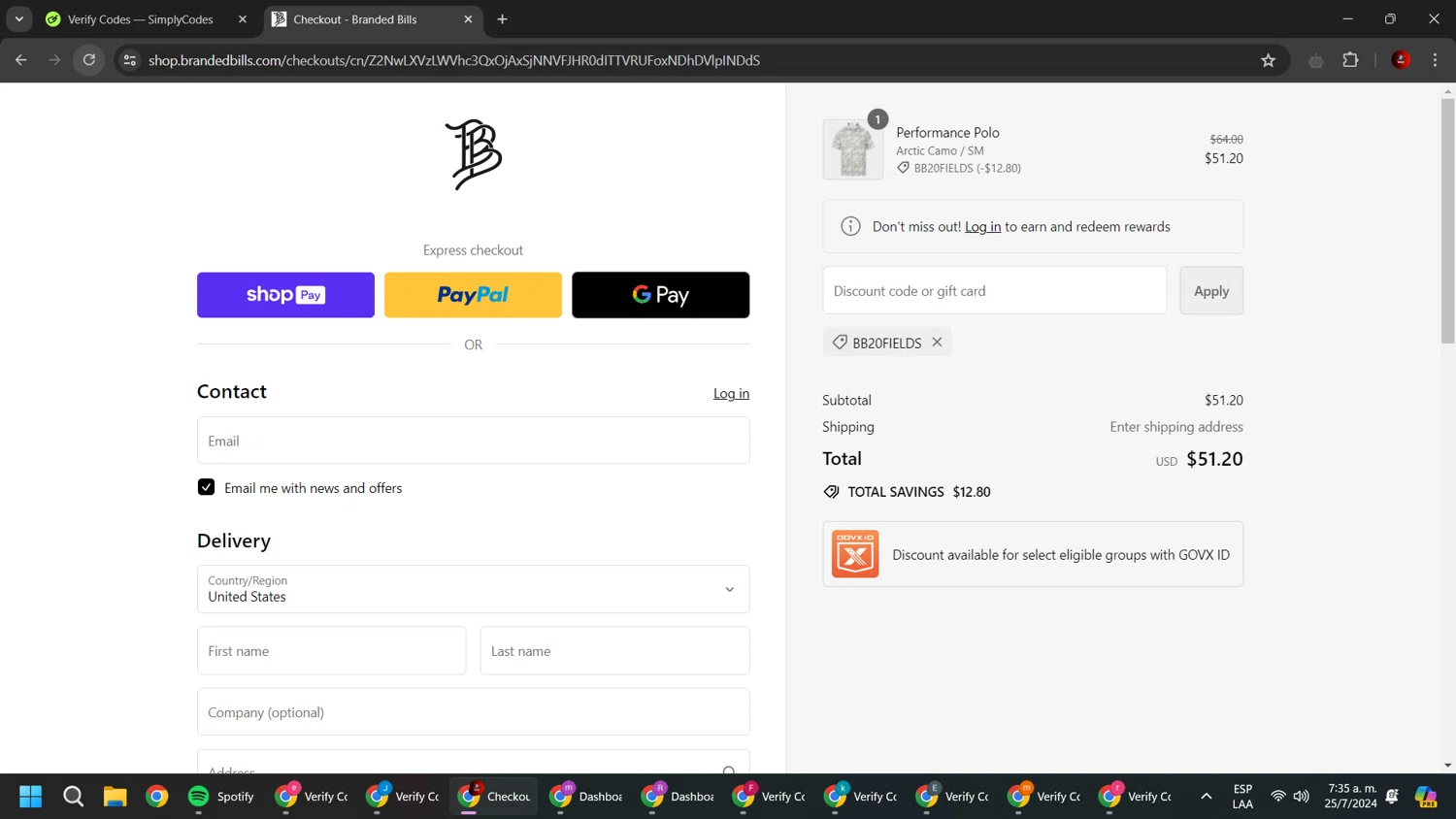 Branded Bills Discount Codes - 20% Off | September 2024