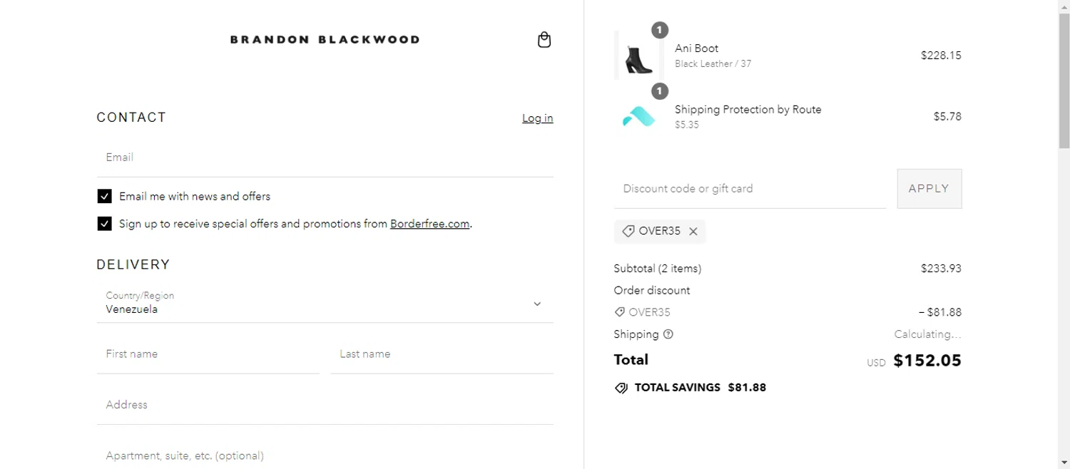 BRANDON BLACKWOOD Discount Codes - 35% Off | November 2024