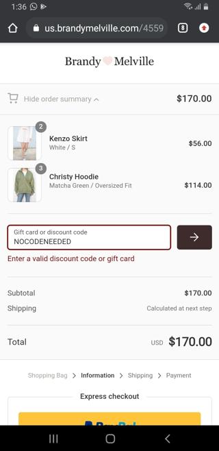 Brandy Melville Promo Codes - 40% Off Coupons Oct 2025