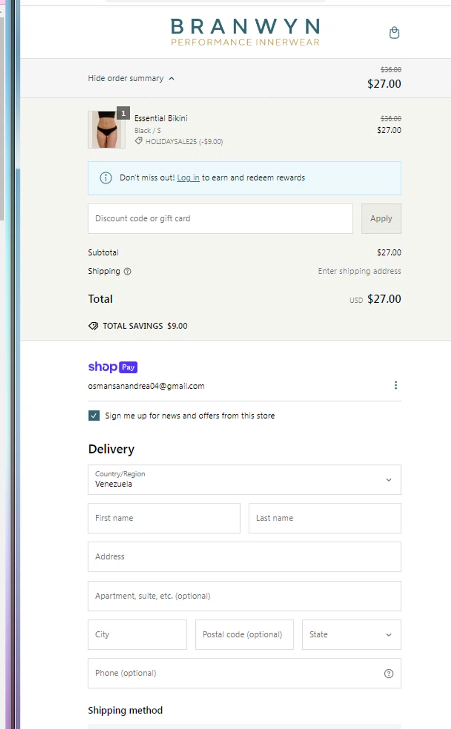 BRANWYN Discount Codes - 15% Off | January 2025