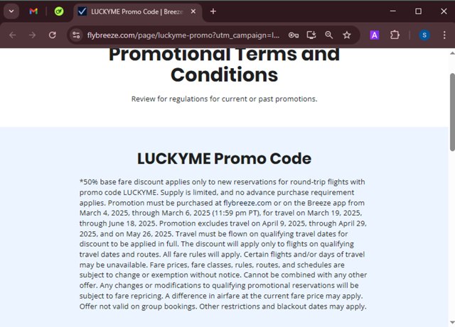 Breeze Airways Promo Codes (3 Verified) - 50% Off Mar 2025