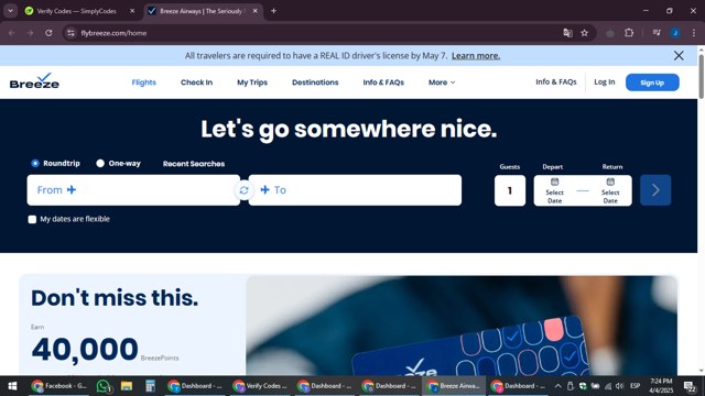Breeze Airways Promo Codes (1 Verified) - 40% Off May 2025