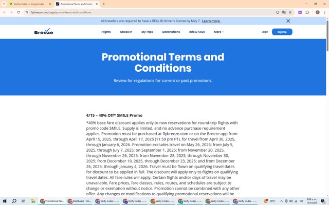 Breeze Airways Promo Codes (1 Verified) - 40% Off May 2025