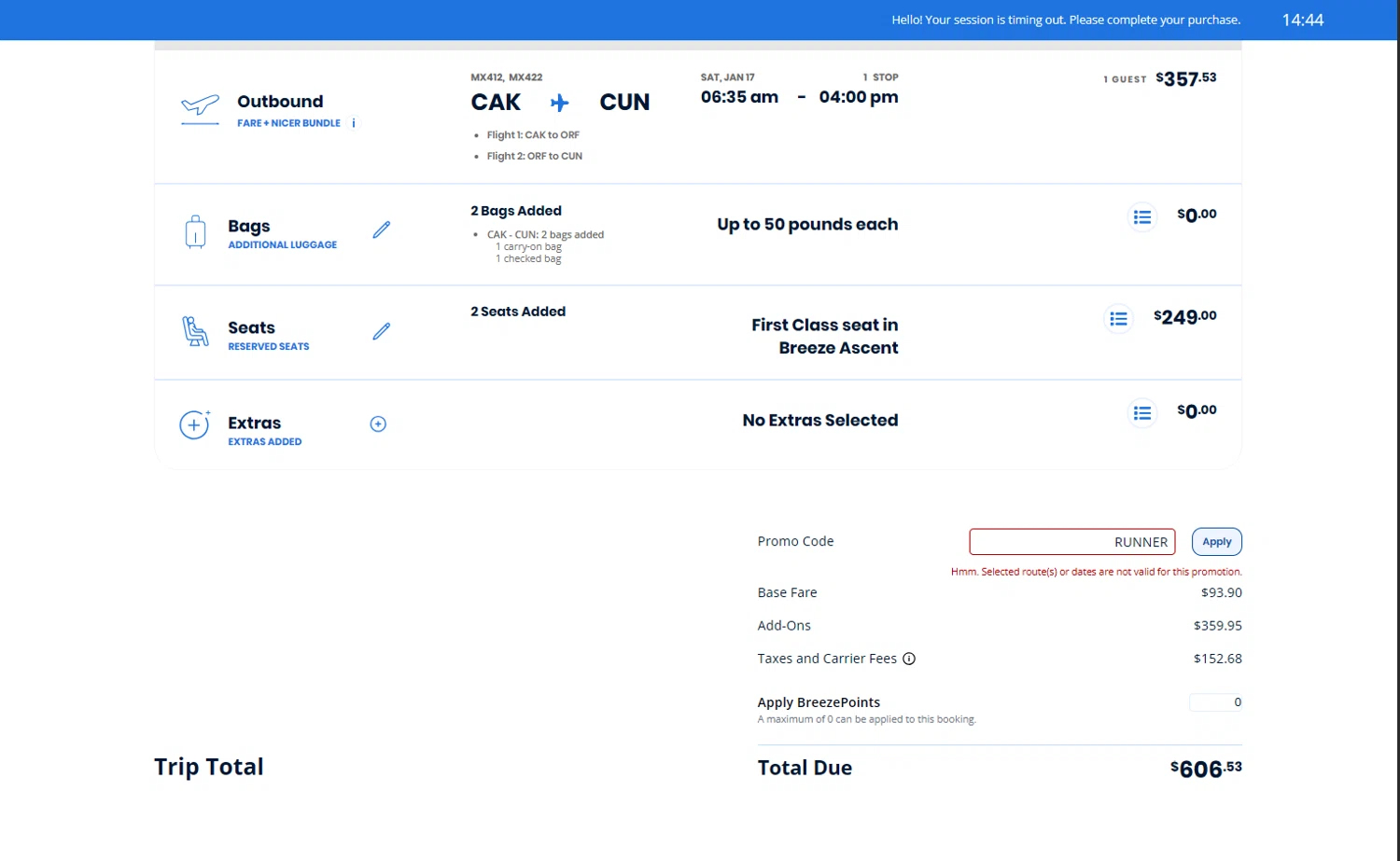 Breeze Airways Promo Code - 35% Off (5 Verified) Jan 2026