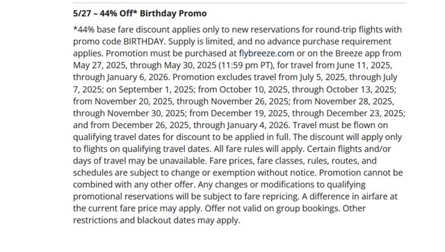 Breeze Airways Promo Codes (4 Verified) - 35% Off Jun 2025