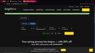 Brightline Trains Promo Code (4 Verified) - 35% Off May 2025