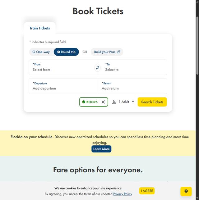 Brightline Trains Promo Code (4 Verified) - 50% Off Oct 2025