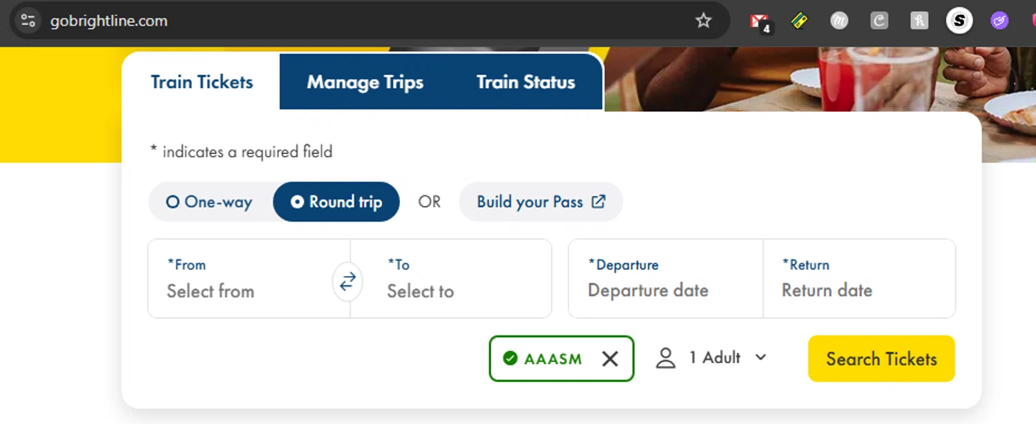 Brightline Trains Promo Code - 15% Off December 2025