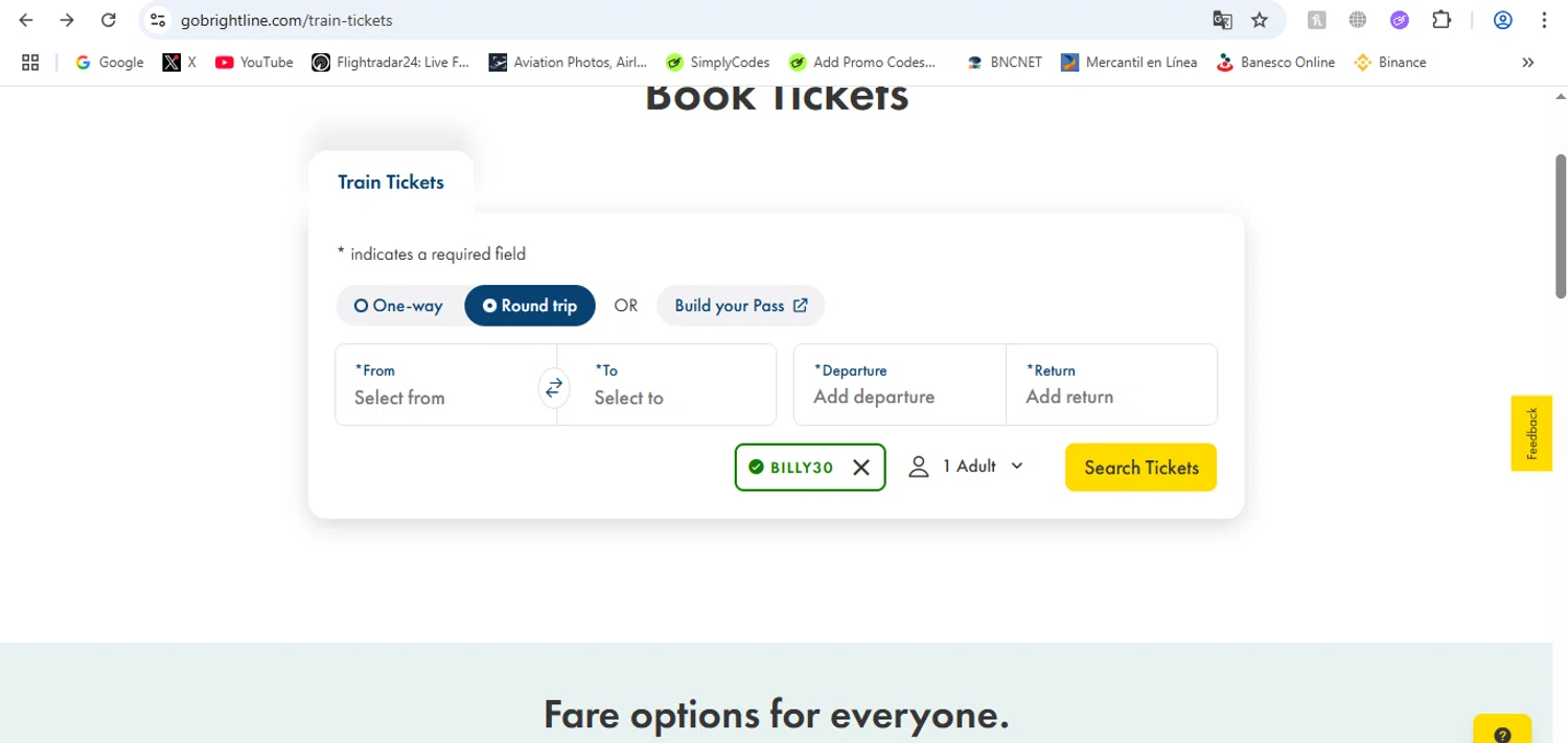 Brightline Trains Promo Code (3 Verified) - 15% Off Jun 2025