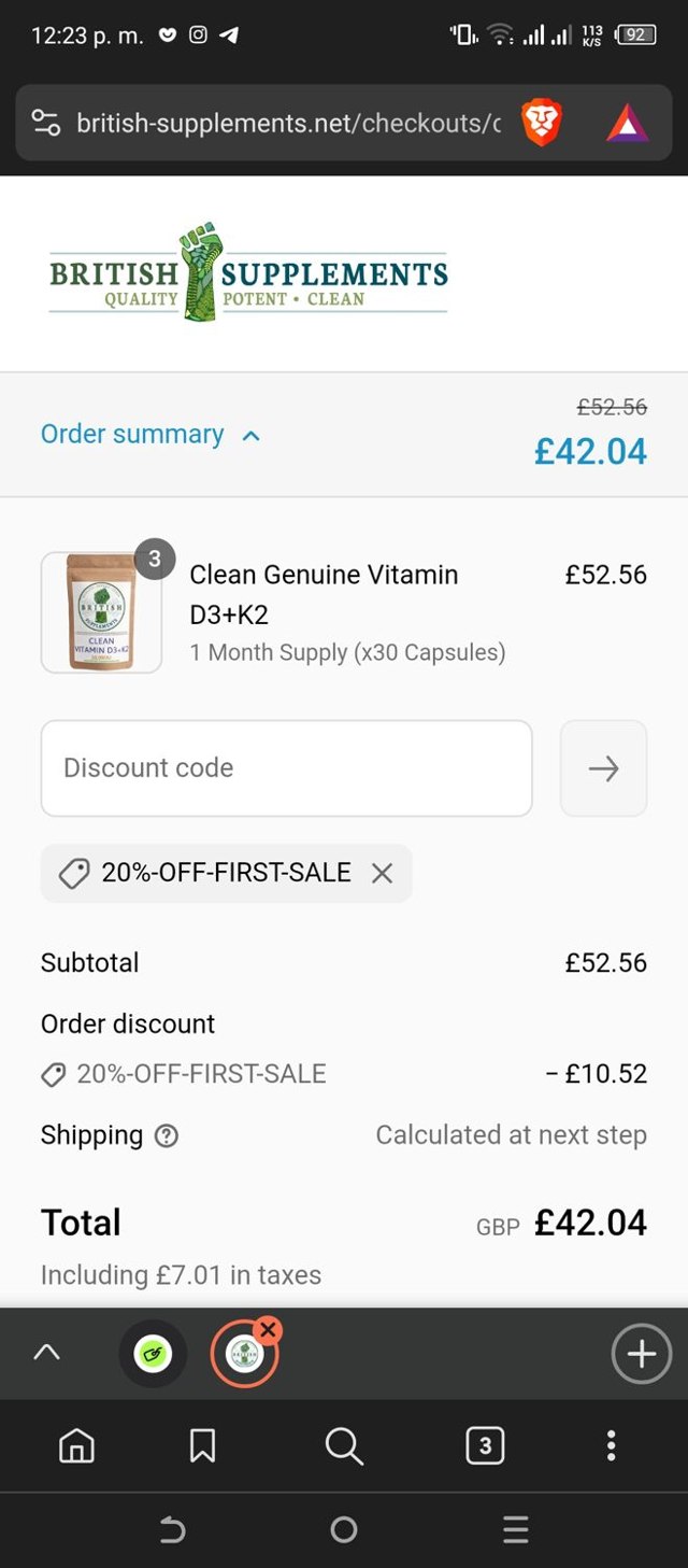 British Supplements Promo Codes - 20% Off Coupons Sep 2025