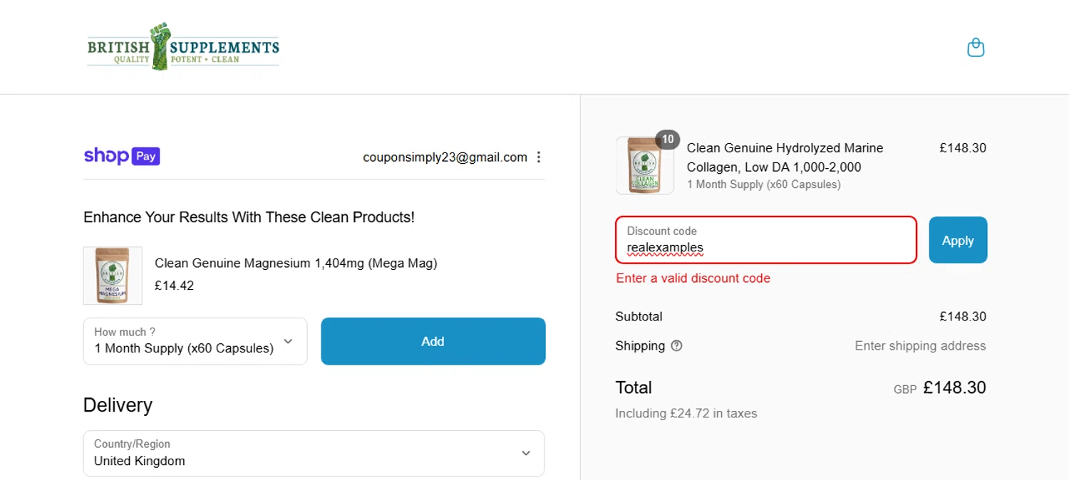 British Supplements Promo Codes - 20% Off Coupons Sep 2025