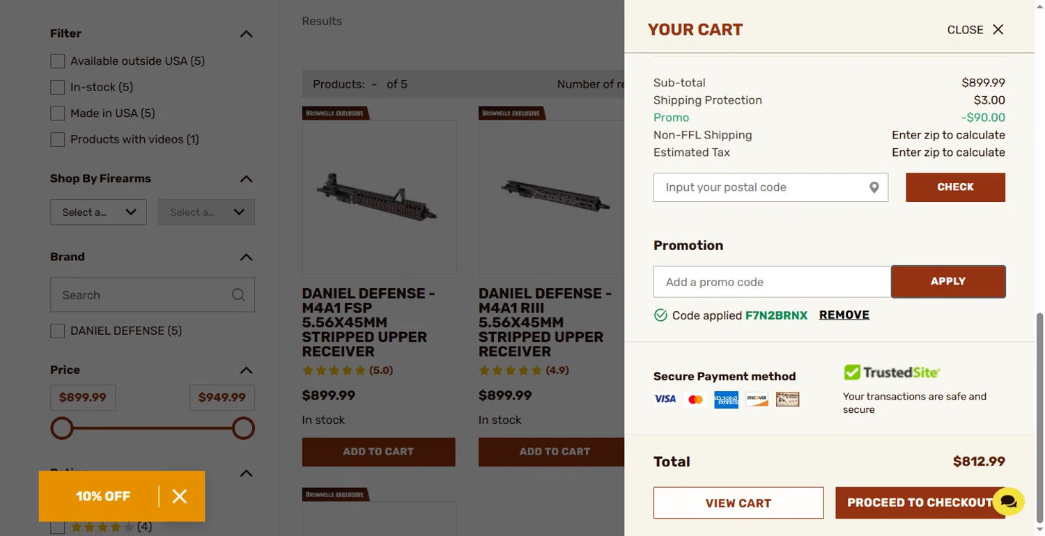 Brownells Promo Codes (8 Verified) - 15% Off w/Code Jul 2025