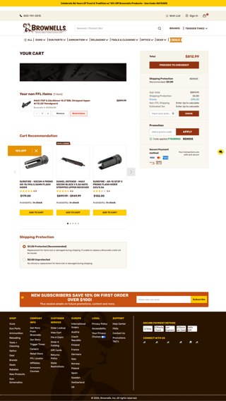 Brownells Promo Codes (9 Verified) - 10% Off w/Code Jul 2025