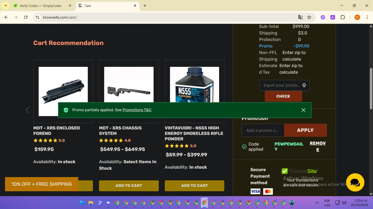 Brownells Promo Codes - $50 Off (33 Verified) Nov 2025