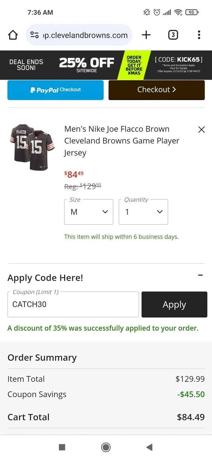 Cleveland Browns Shop Promo Codes – 40% Off | 12 2023