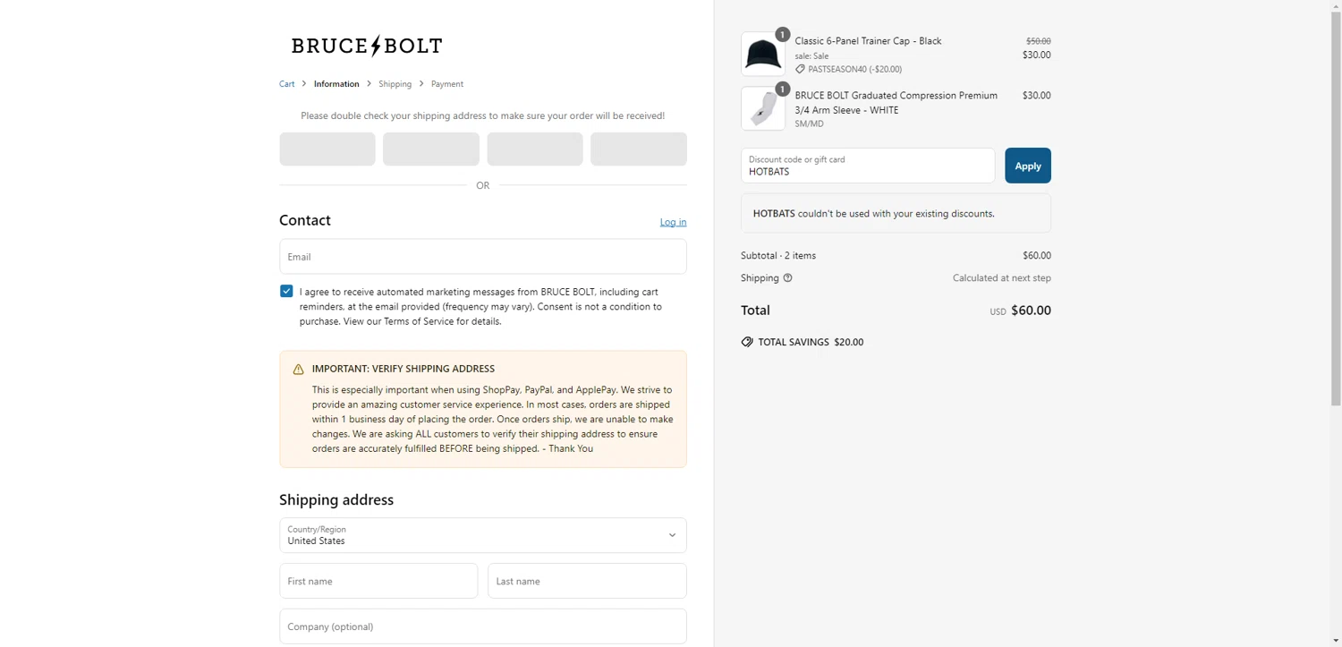 BRUCE BOLT Promo Codes (53 Verified) - 15% Off Aug 2025